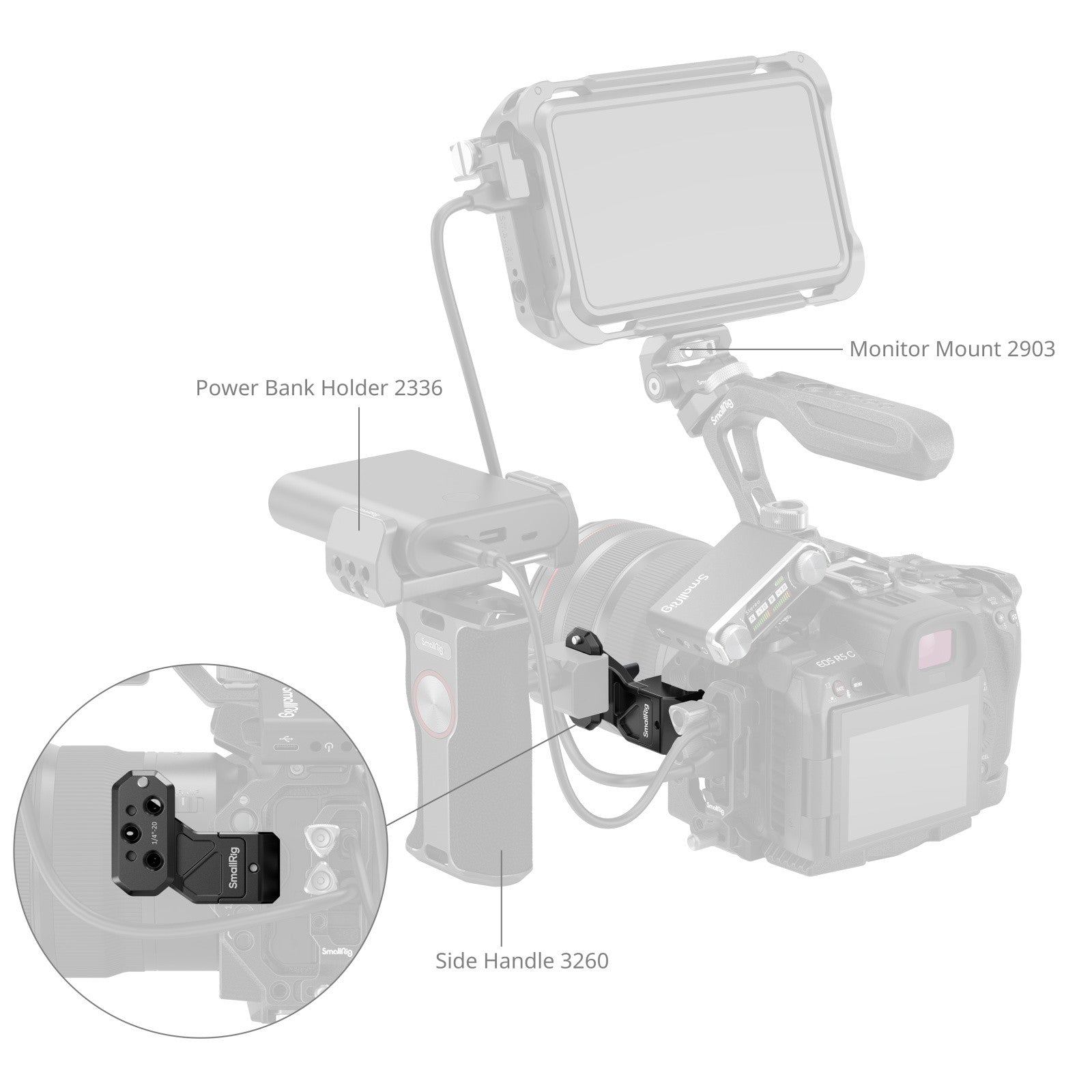 SmallRig Side Handle Extension Adapter with NATO Clamp 4458 – SmallRig ...