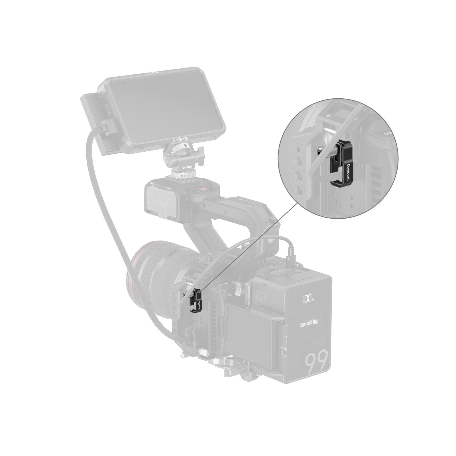 SmallRig USB-C Cable Clamp for Cages for Canon EOS C50 5660 – SmallRig ...